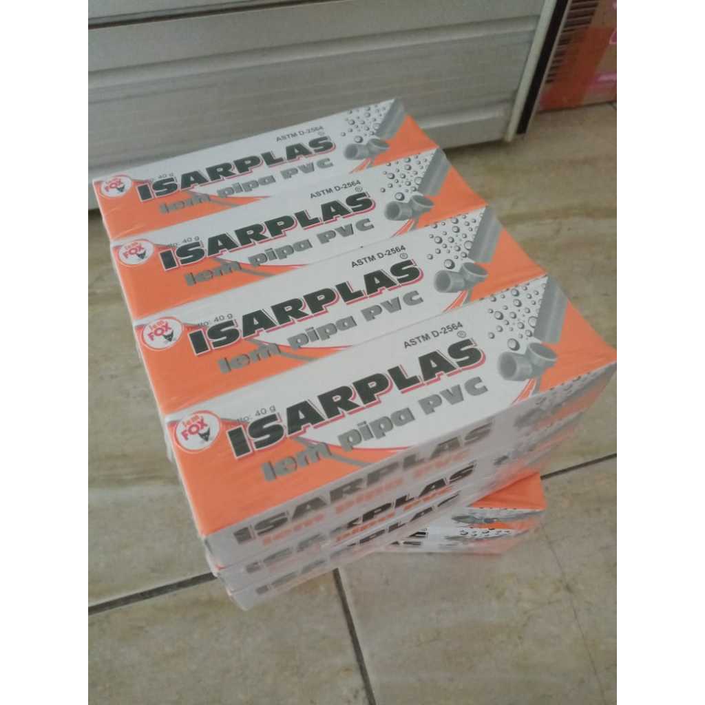 Jual ISARPLAS LEM PIPA PVC (1lusin) | Shopee Indonesia