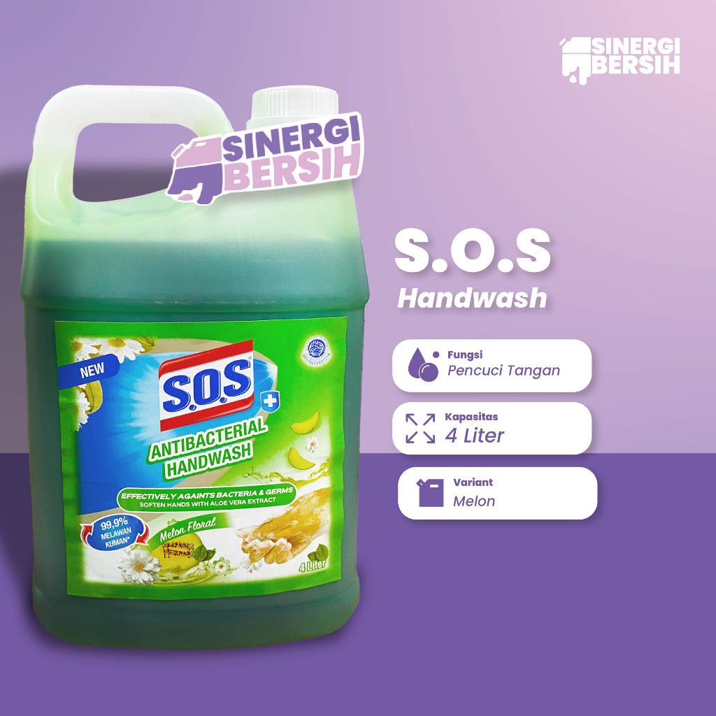 Jual SOS Handsoap 5 Liter - Sabun cuci tangan gel antiseptic | Shopee ...