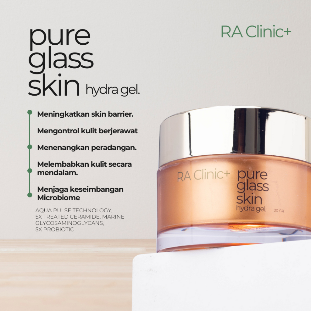 Jual RA Clinic+ Pure Glass Skin - Hydra Gel (20gr) - Innovative ...