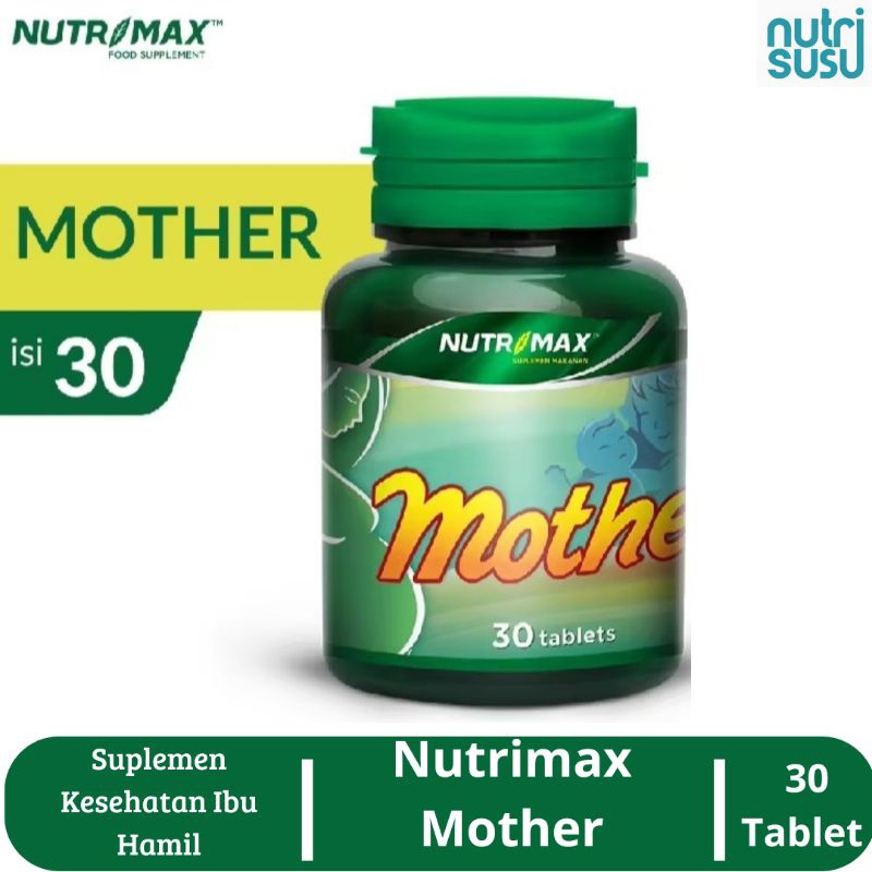 Jual Nutrimax Mother Isi 30 Tablet Suplemen Kesehatan Ibu Hamil | Shopee Indonesia