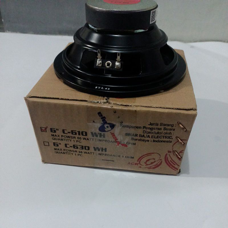 Jual speaker ACR 6 inc type C-610-WH | Shopee Indonesia