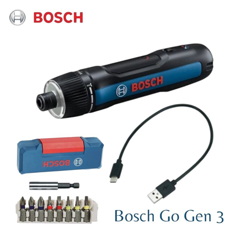 Jual Bosch Go Gen 3 Screw Driver Bosch Obeng Cordless Obeng baterai 3 ...