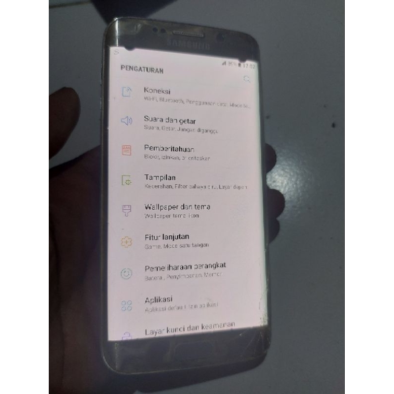Jual lcd samsung s6 edge retak tompel tompel atas | Shopee Indonesia