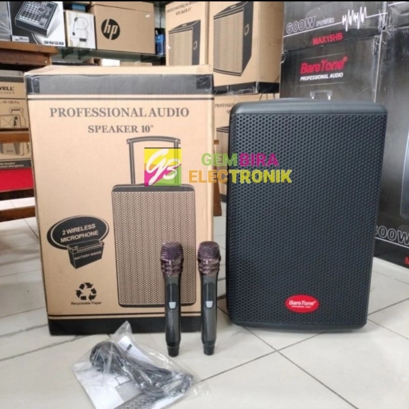 Jual Aktif Speaker 10 inch MAX10he baretone original | Shopee Indonesia