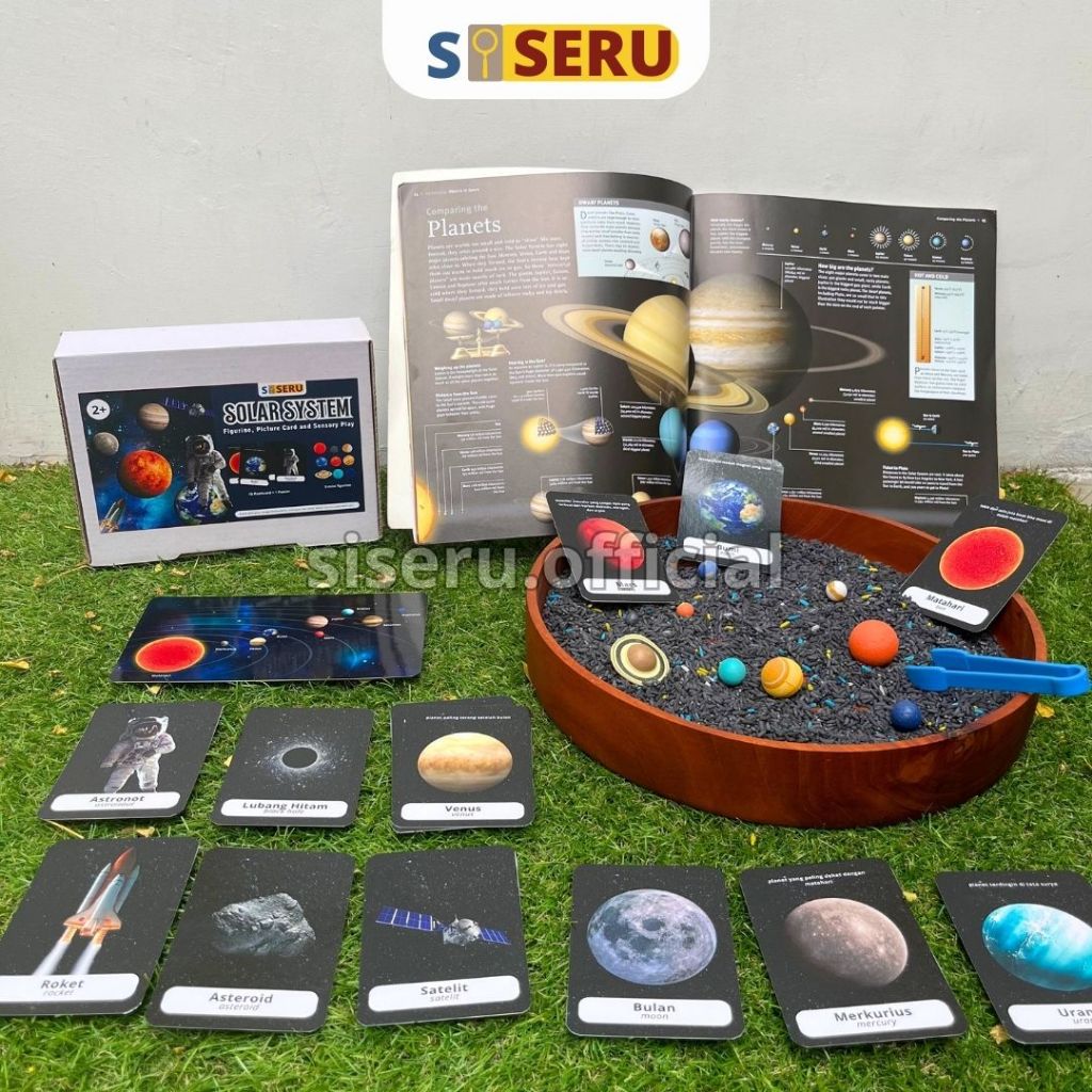 Jual SISERU Solar System Sensory Bin [ Paket Set Sensory Play Tema Tata ...