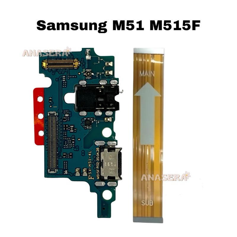 Jual Papan Cas +mic +hf +ic Dan Fleksibel Board Samsung M51 M515F ...
