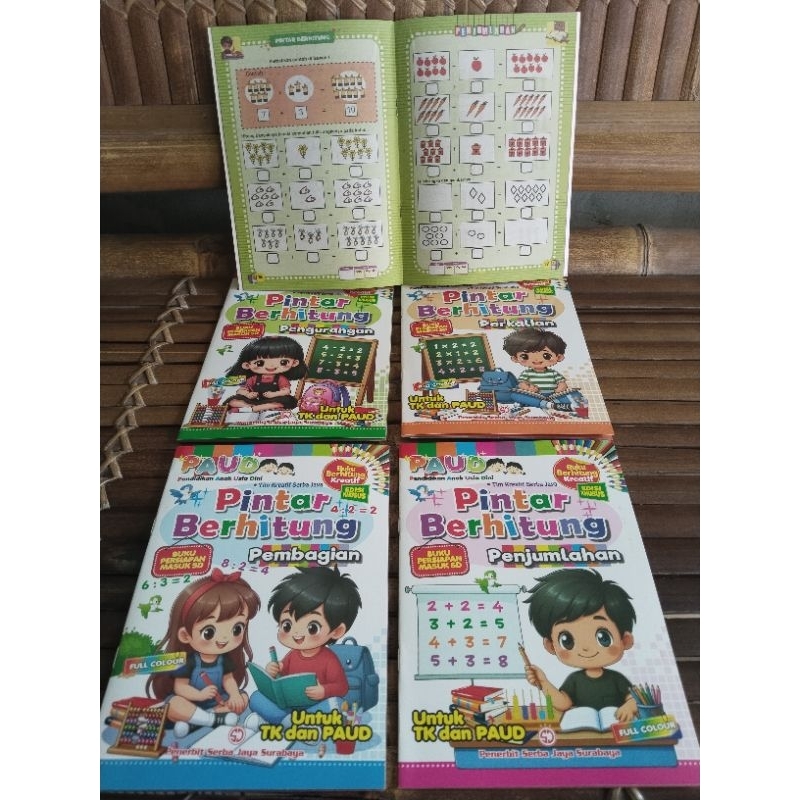 Jual Pintar Berhitung Penjumlahan Pengurangan Perkalian Pembagian Untuk ...