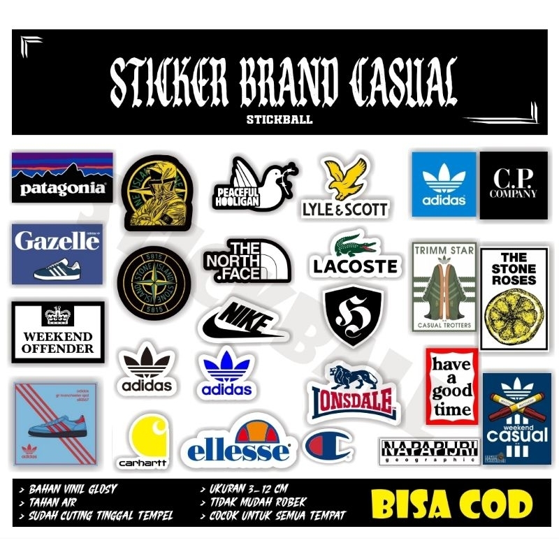 Jual STICER CASUAL BRAND HOOLIGAN | Shopee Indonesia
