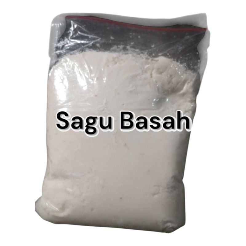Jual Tepung Sagu Rumbia Murni Basah 1Kg Sagu Aren Kirai Asli Dari Pohon ...