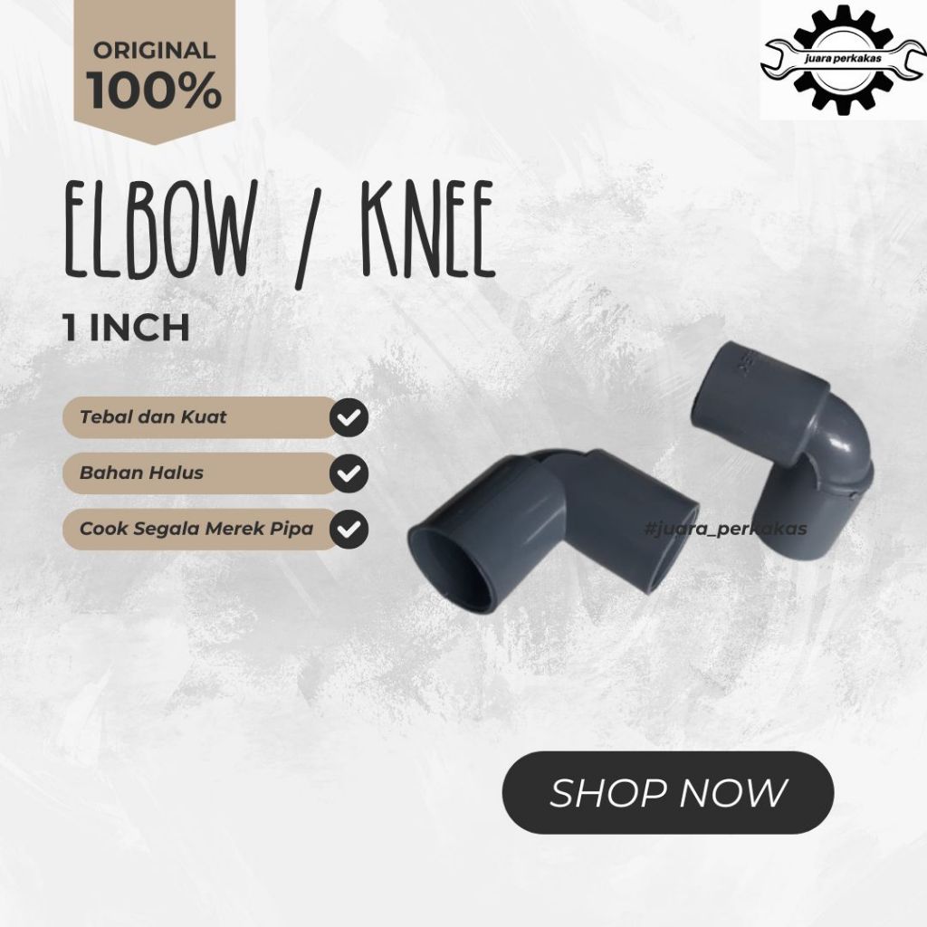 Jual ELBOW KENI KNEE L 1 INCH SAMBUNGAN PIPA 1 INCH | Shopee Indonesia