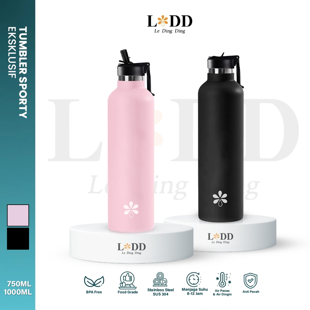 Jual Tumbler Stainless 1000ml Tahan Panas Dingin 24 Jam Botol Minum ...