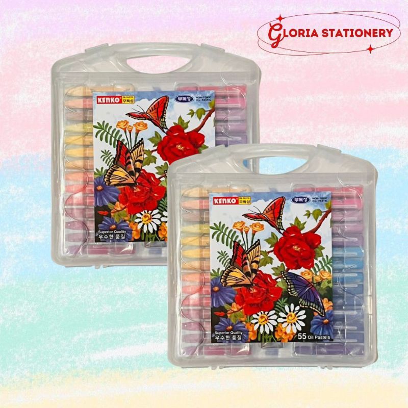 Jual Kenko Oil Pastels 55 colours/ Crayon 55 warna Kenko | Shopee Indonesia