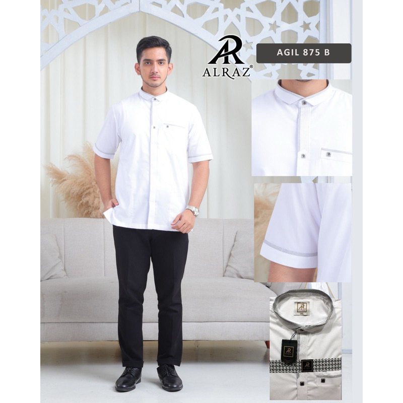 Jual Koko Alraz // lengan pendek | Shopee Indonesia