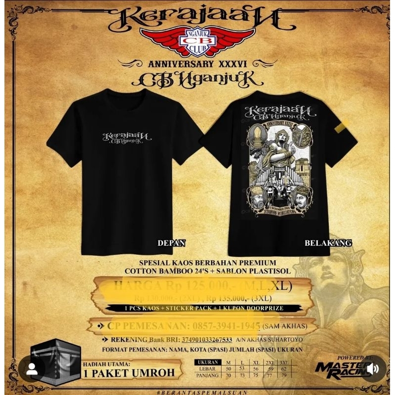 Jual Kaos CB Nganjuk Kerajaan CB | Shopee Indonesia