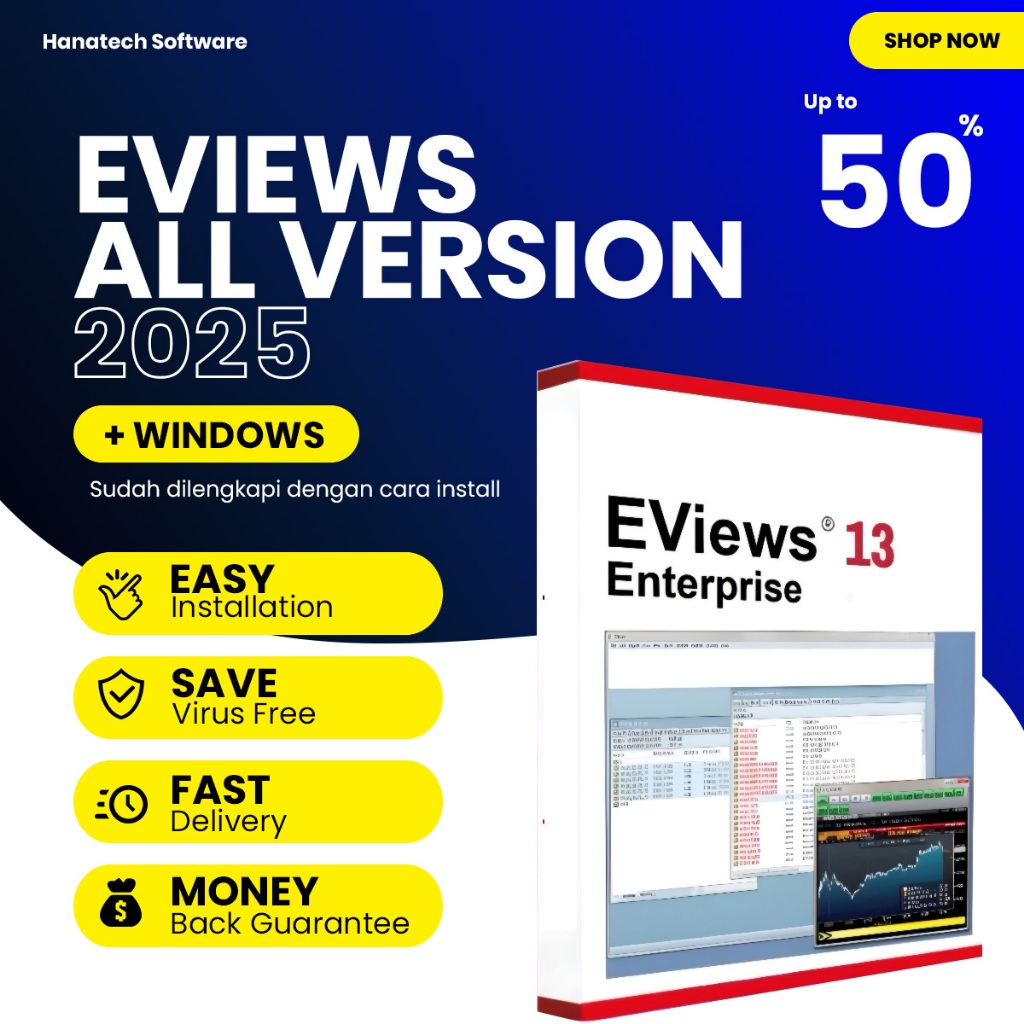 Jual Eviews 13 / Eviews 12 / Eviews 10 / Eviews 9 / Eviews Enterprise Full Version | Shopee ...