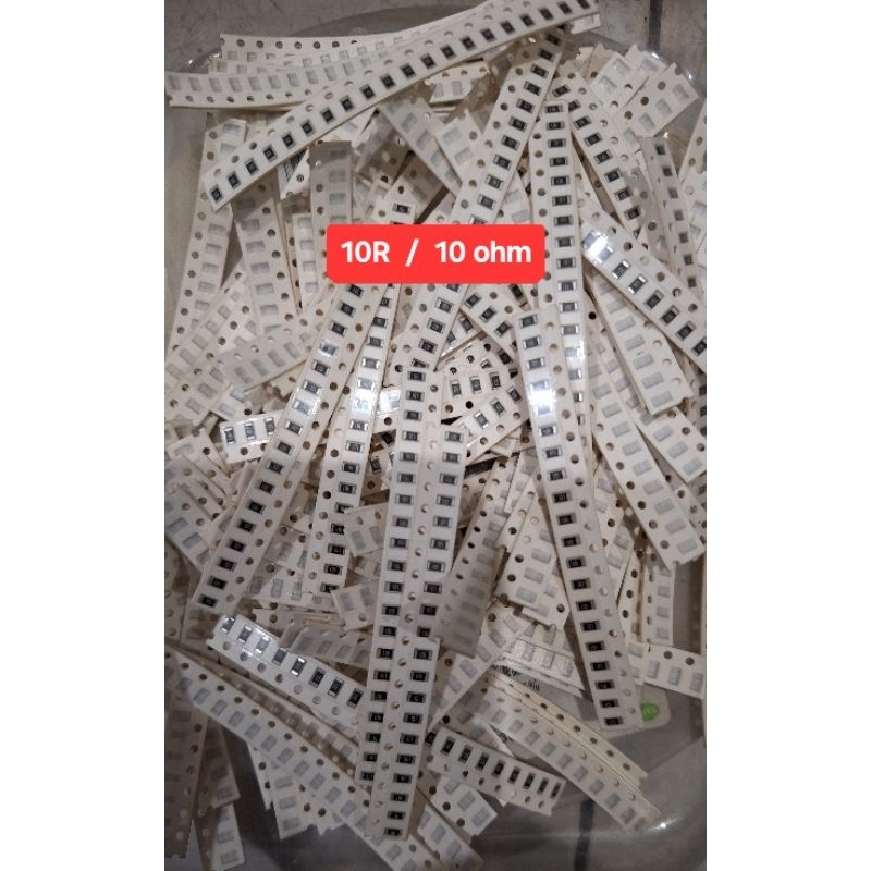 Jual Resistor 10 ohm 1206 smd ( 20 pcs) | Shopee Indonesia