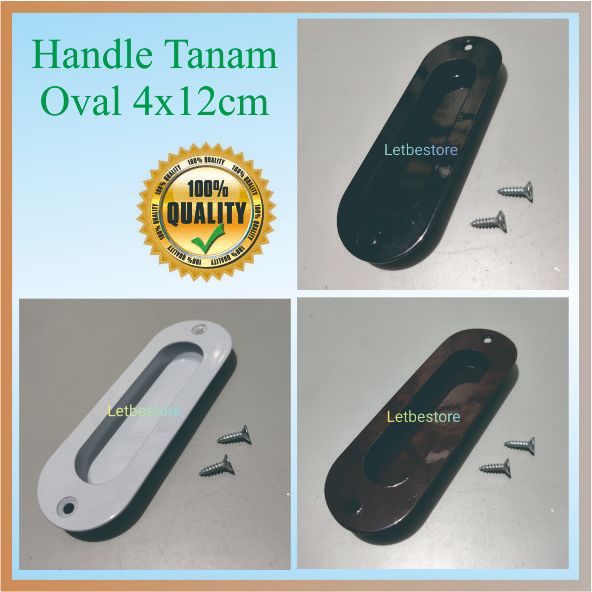 Jual Handle Tanam Oval 4x12cm | Shopee Indonesia