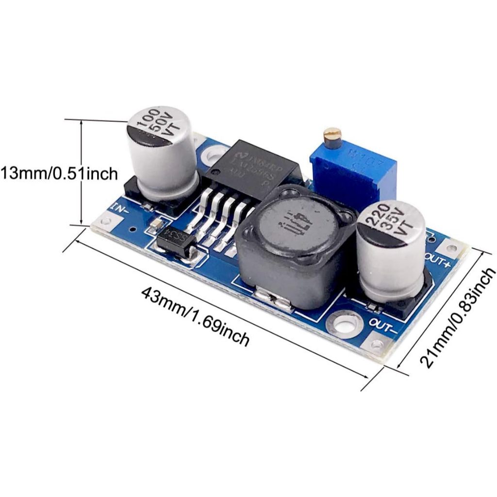 Jual LM2596 DC-DC Buck Converter Step Down Module Power Supply DIP Output 1.25V-30V 3A | Shopee ...