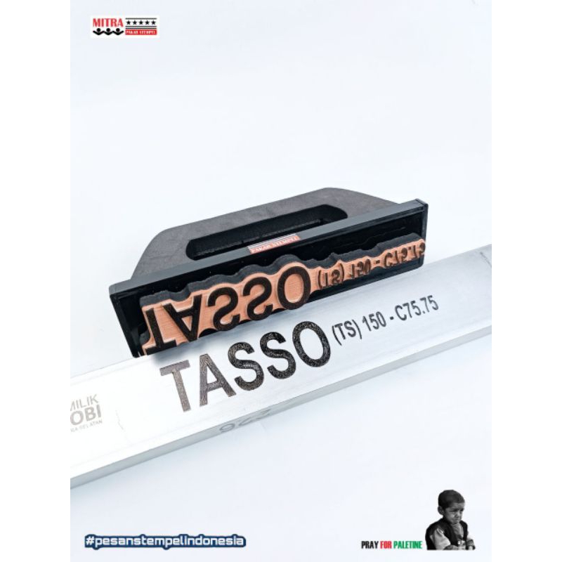 Jual Stempel Besi Anti Luntur Custom Desain ukuran 20x6 cm | Shopee ...