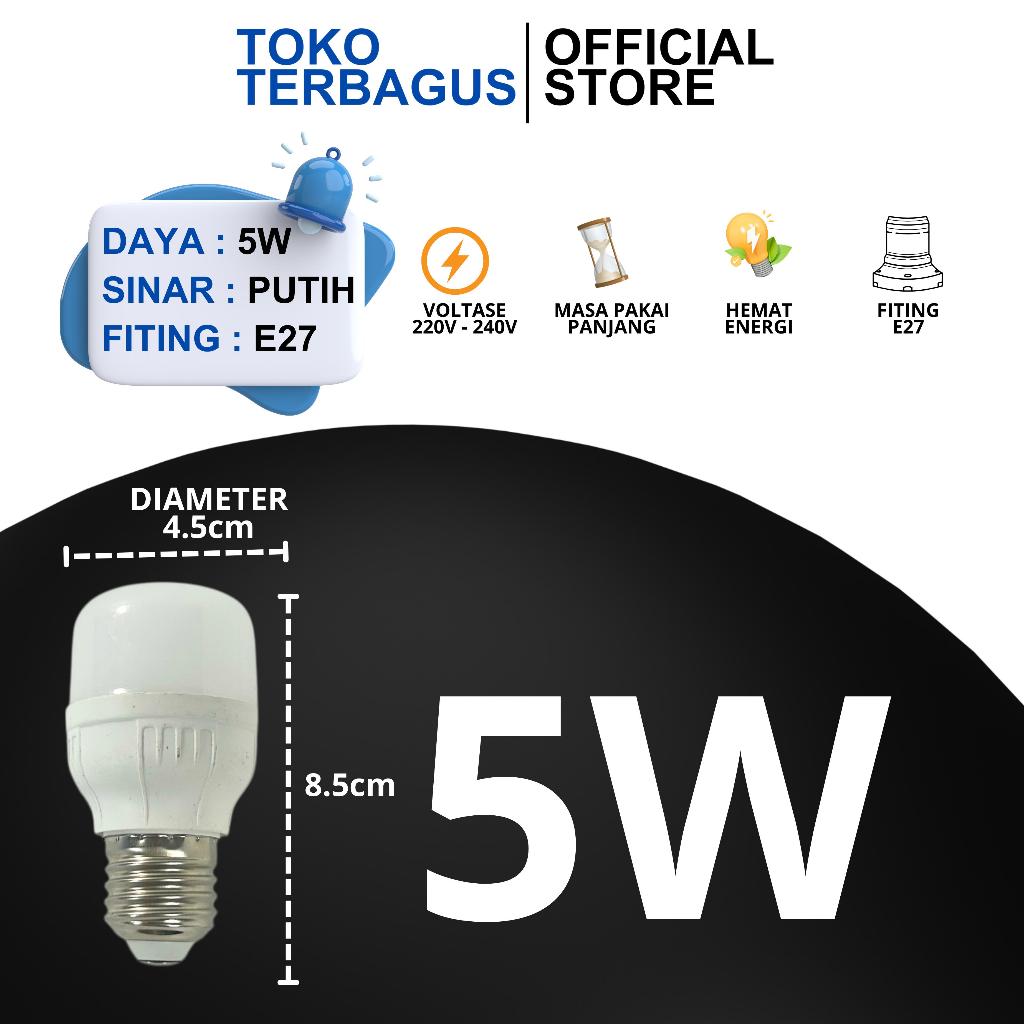 Jual Lampu Bohlam LED termurah Lampu LED Bulb lampu LED jumbo 5w terang E27 | Shopee Indonesia