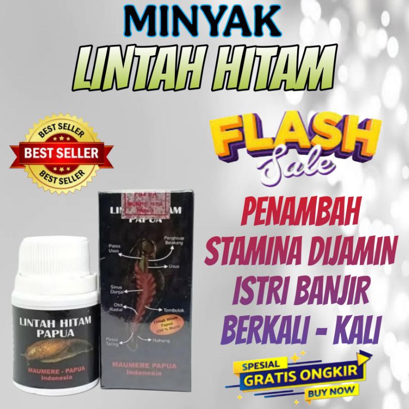 Jual Minyak Lintah Penambah Stamina Pria Perkasa Dewasa 100% Asli Original Papua Intah Hitam ...