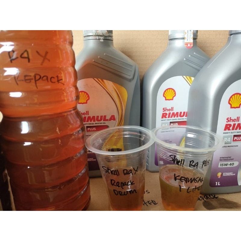 Jual Shell Rimula R4 Plus/X 15W-40 REPACK DARI DRUM ORIGINAL | Shopee ...
