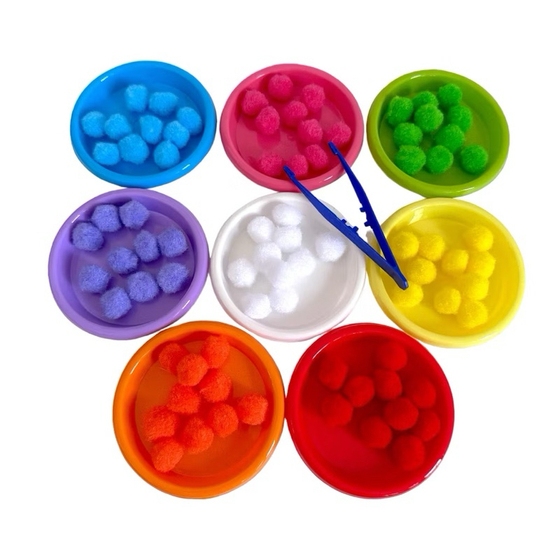 Jual Mainan Anak SORTING COLOR SET gratis tweezer/ mangkok sorting ...