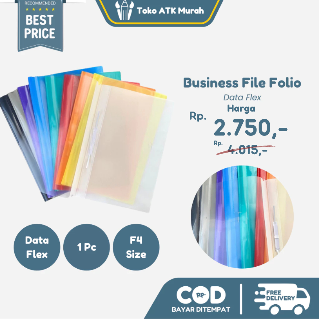 Jual Dokumen Plastik Business File Folio F4 - Satuan | Shopee Indonesia