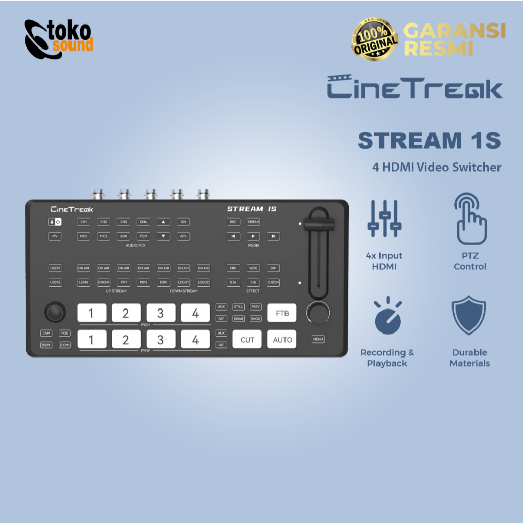 Jual CineTreak STREAM 1S - Professional Multi Camera Video Switcher ...