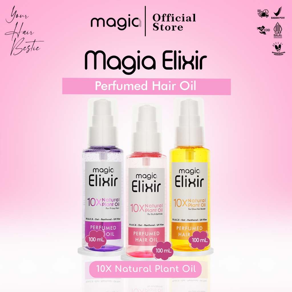 Jual Magia Elixir Series Perfumed Hair oil | Shopee Indonesia