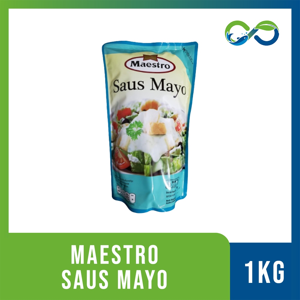 Jual [Aqua Eco Farm] Mestro Saus Mayo 1kg Maestro Dressing Mayo Saus ...