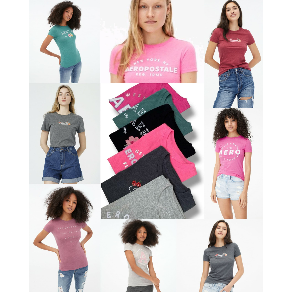 Jual [BIG SALE] Kaos Classic Crew Graphic Tee | Kaos Wanita Adem Harian ...