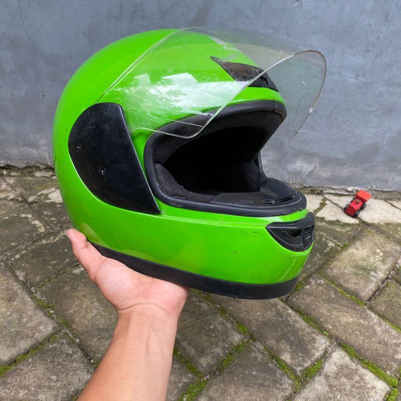 Jual helm kawasaki ninja helm ninja lawas helm ninja jadul | Shopee ...