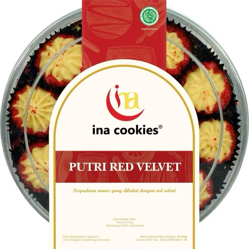 Jual Putri red velvet kue kering premium ina cookies | Shopee Indonesia