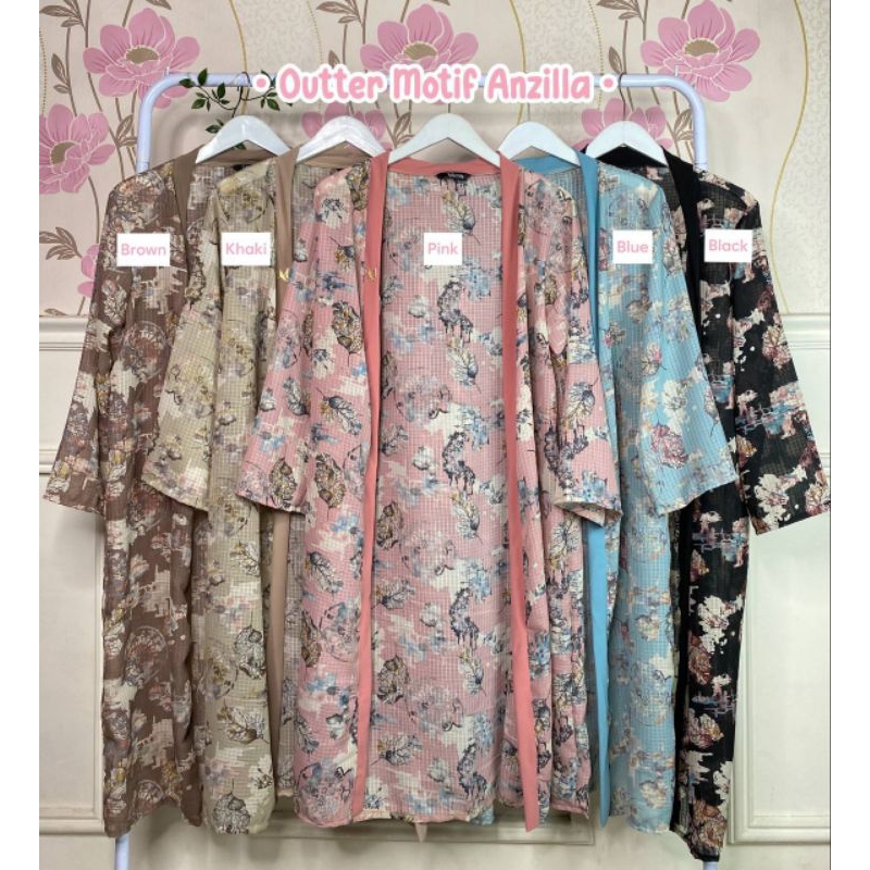 Jual Long Outter Motif Anzilla | Shopee Indonesia