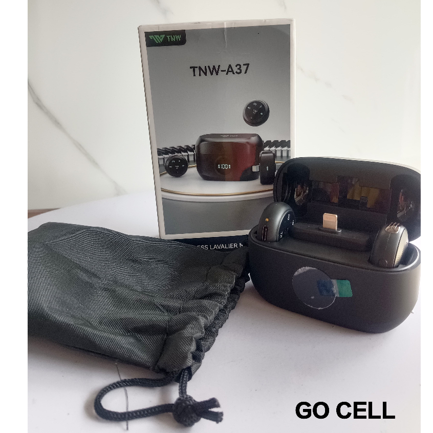 Jual TNW A37 WIeless Microfon 2-in-1 Clip On Magnetic Hp plug & Play Duallavailer Microphone ...