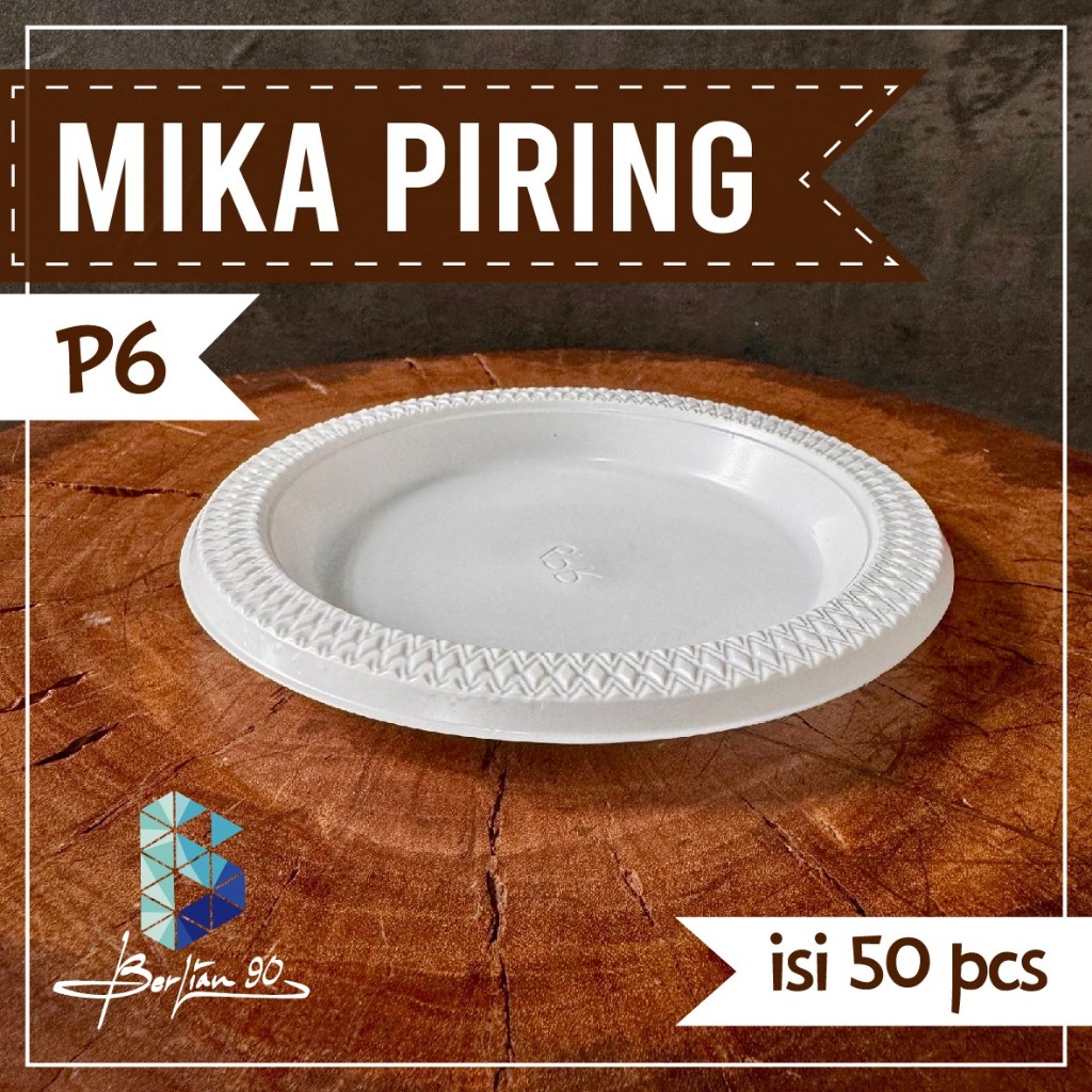 Jual Piring Plastik Isi 50 / Mika Piring Plastik | Shopee Indonesia