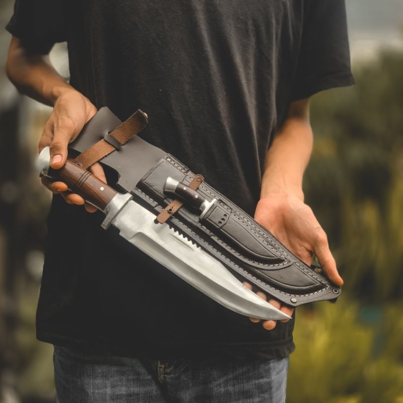 Jual pisau rambo jumbo set an4k cocok untuk survival camping dan ...