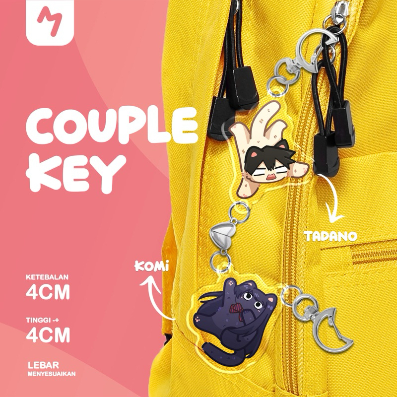 Jual Couple Keychain Tadano & Komi | Shopee Indonesia