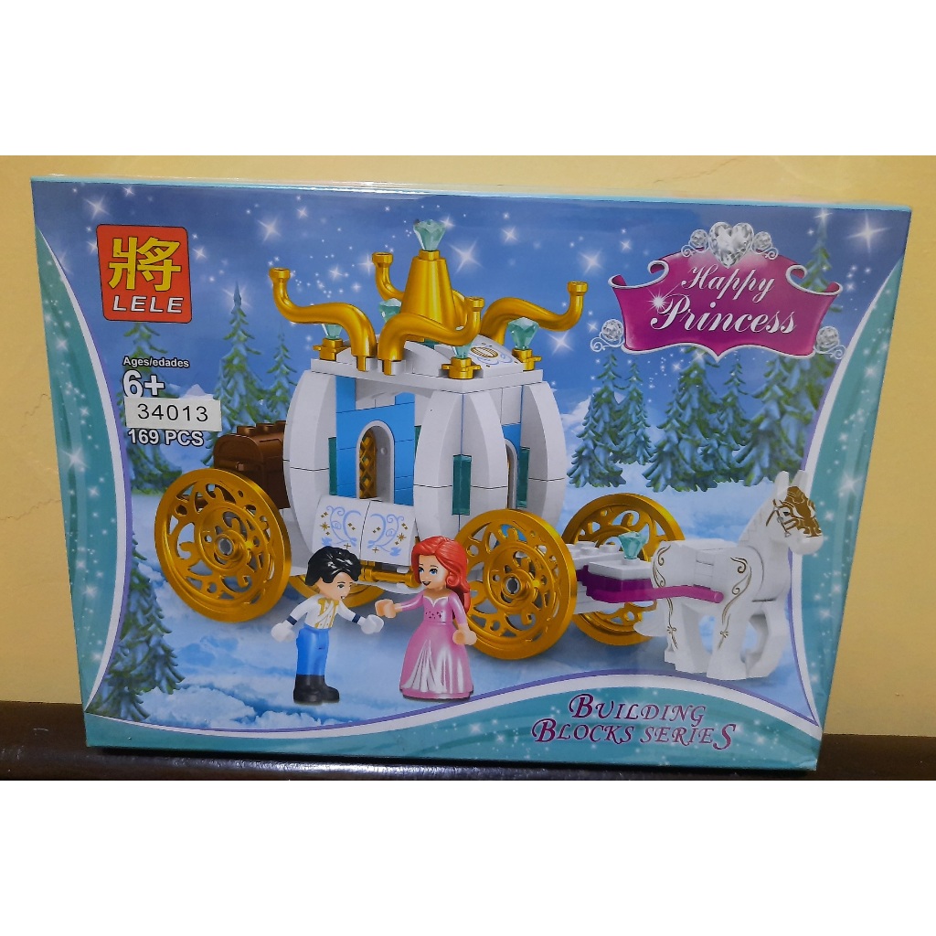 Jual Brick Lele 34013 Happy Princess Kereta Kuda Pangeran 169 pcs ...