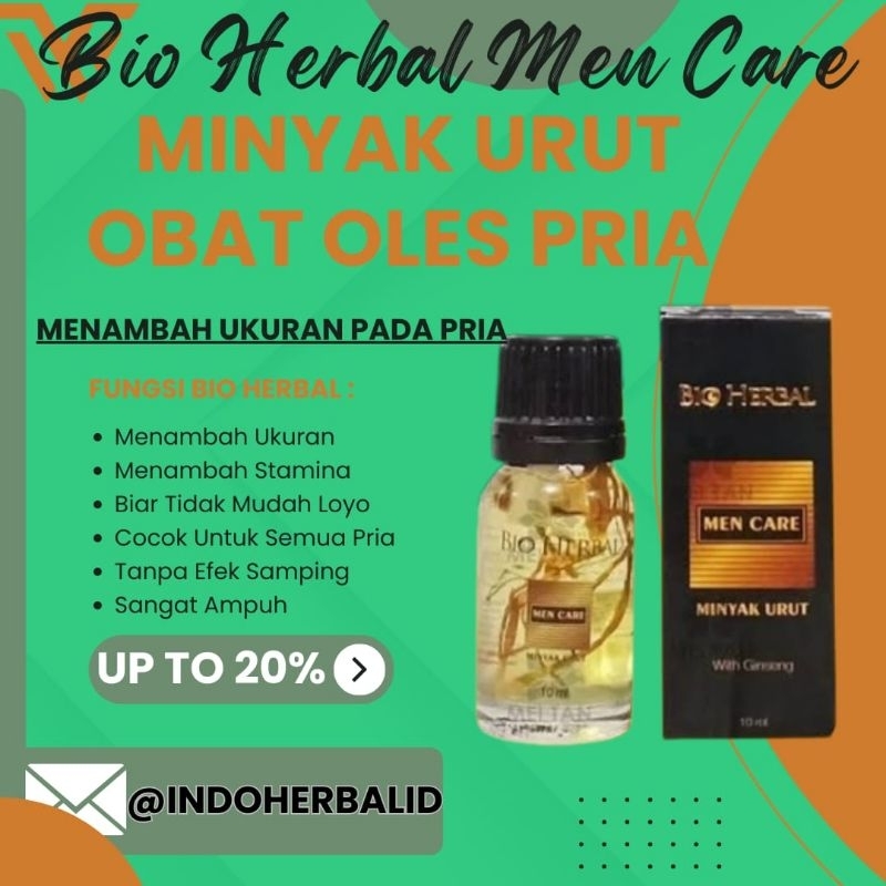 Jual Minyak Urut Bio Herbal Original Obat Kuat Oles Pria Tahan Lama Obat Oles Pembesar Mr P ...