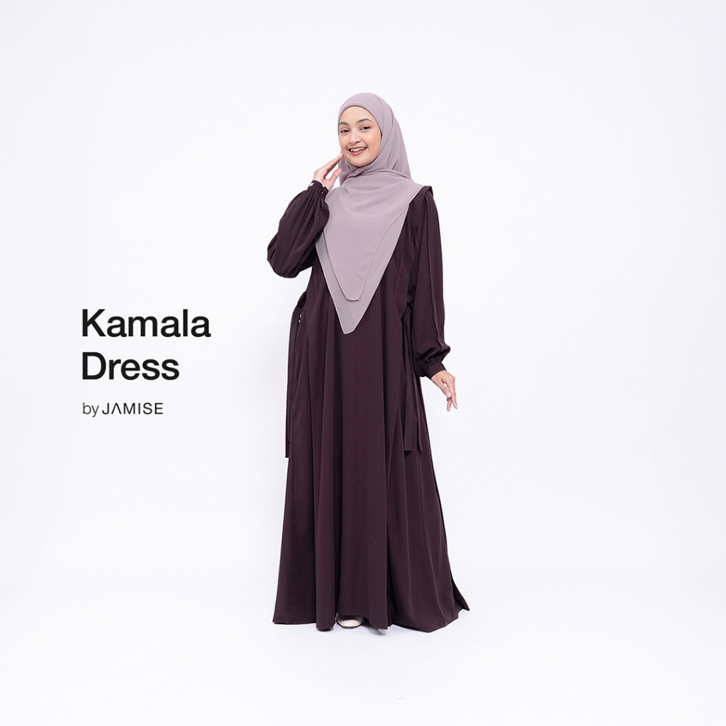 Jual Jamise | Kamala Dress | Gamis Simple Variasi Tali Pinggang ...