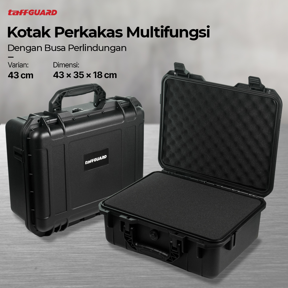 Jual kotak perkakas Tool Box + Busa Case Waterproof Hard Kotak Custom ...