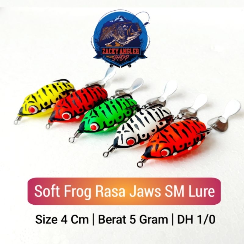 Jual Soft Frog Rasa Jaws 4 Cm Slim Umpan Casting Gabus Berisik | Shopee Indonesia