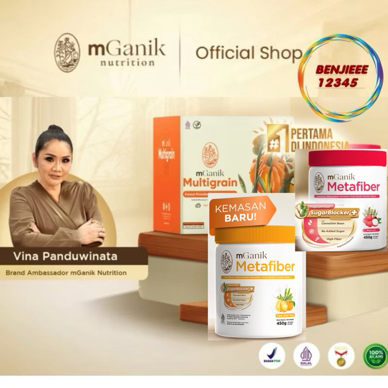 Jual Mganik Multigrain Metafiber original MGANIK META FIBER Multi Grain ...