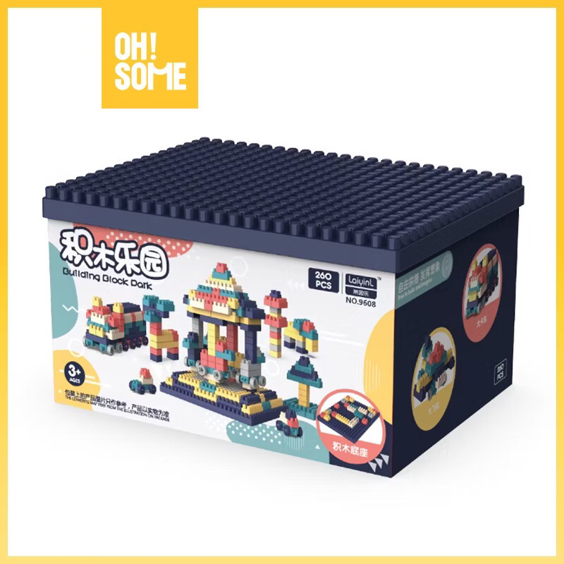 Jual OHSOME - Mr. man · Mainan Brick Balok Susun Anak DIY 260pcs Bahan ...