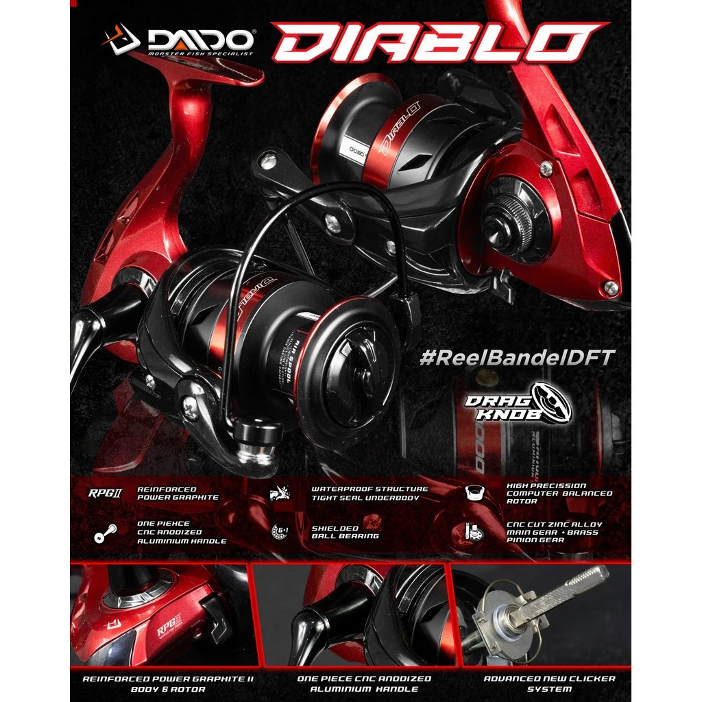 Jual DAIDO CARBONIZED DIABLO VULCANE COMBAT DARK KNIGHT BLIZZARD ...