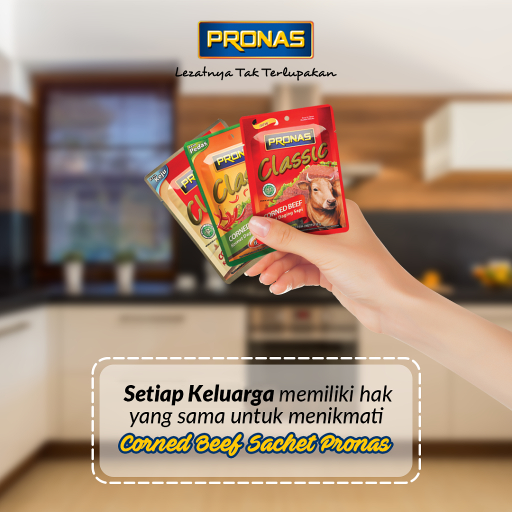 Jual Pronas Kornet Sapi Sachet 50 gr | Original / Pedas / Keju | pronas ...