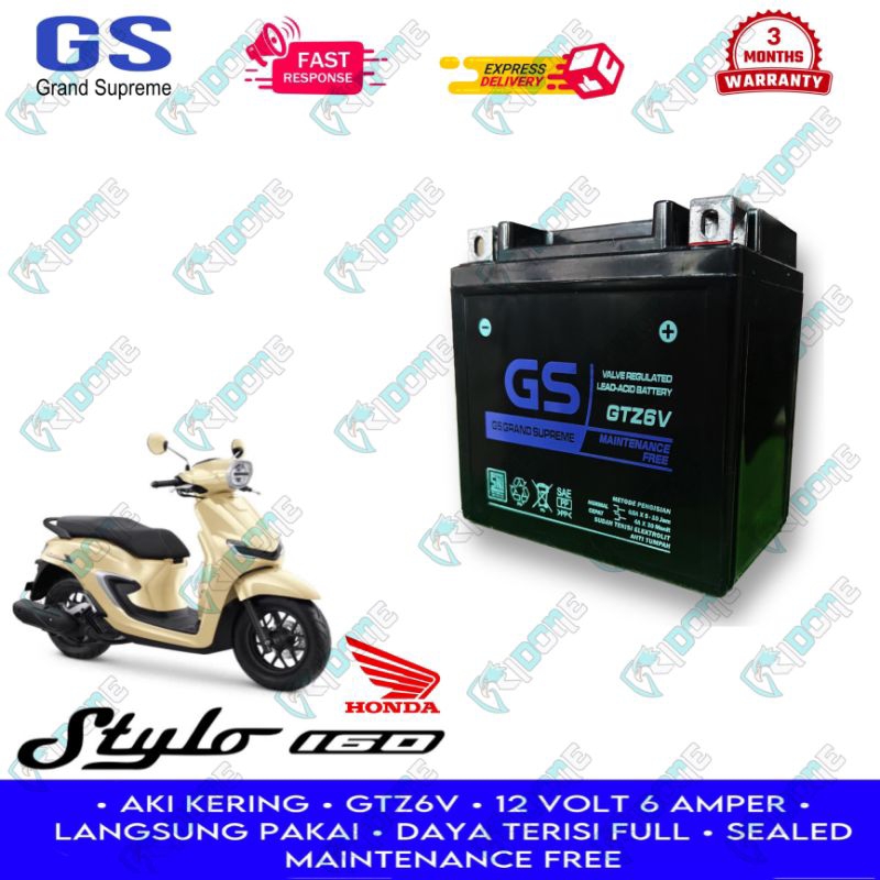 Jual AKI MOTOR STYLO 150 GS Grand Supreme | Shopee Indonesia