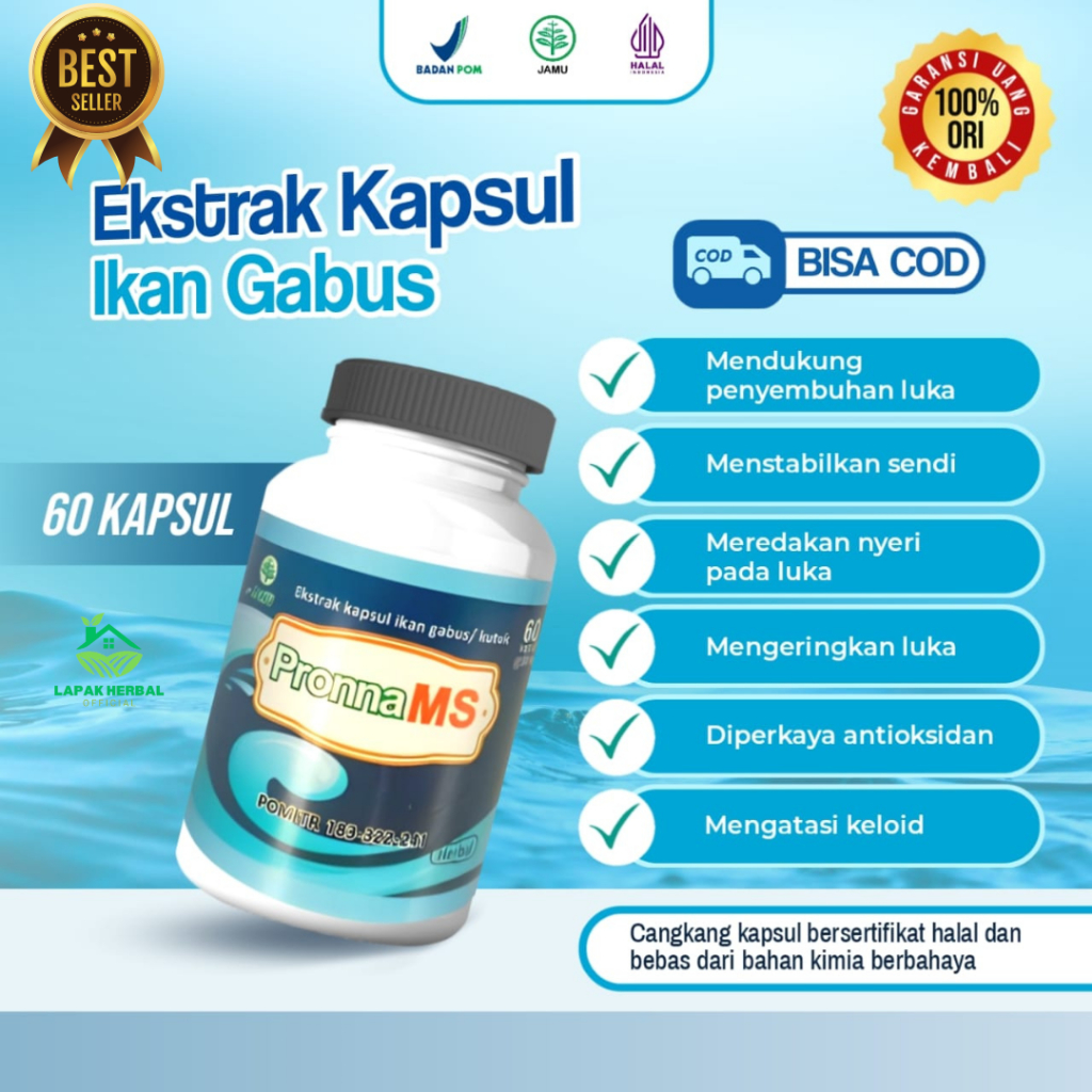 Jual Kapsul IKAN GABUS Atasi Bekas Luka | Shopee Indonesia